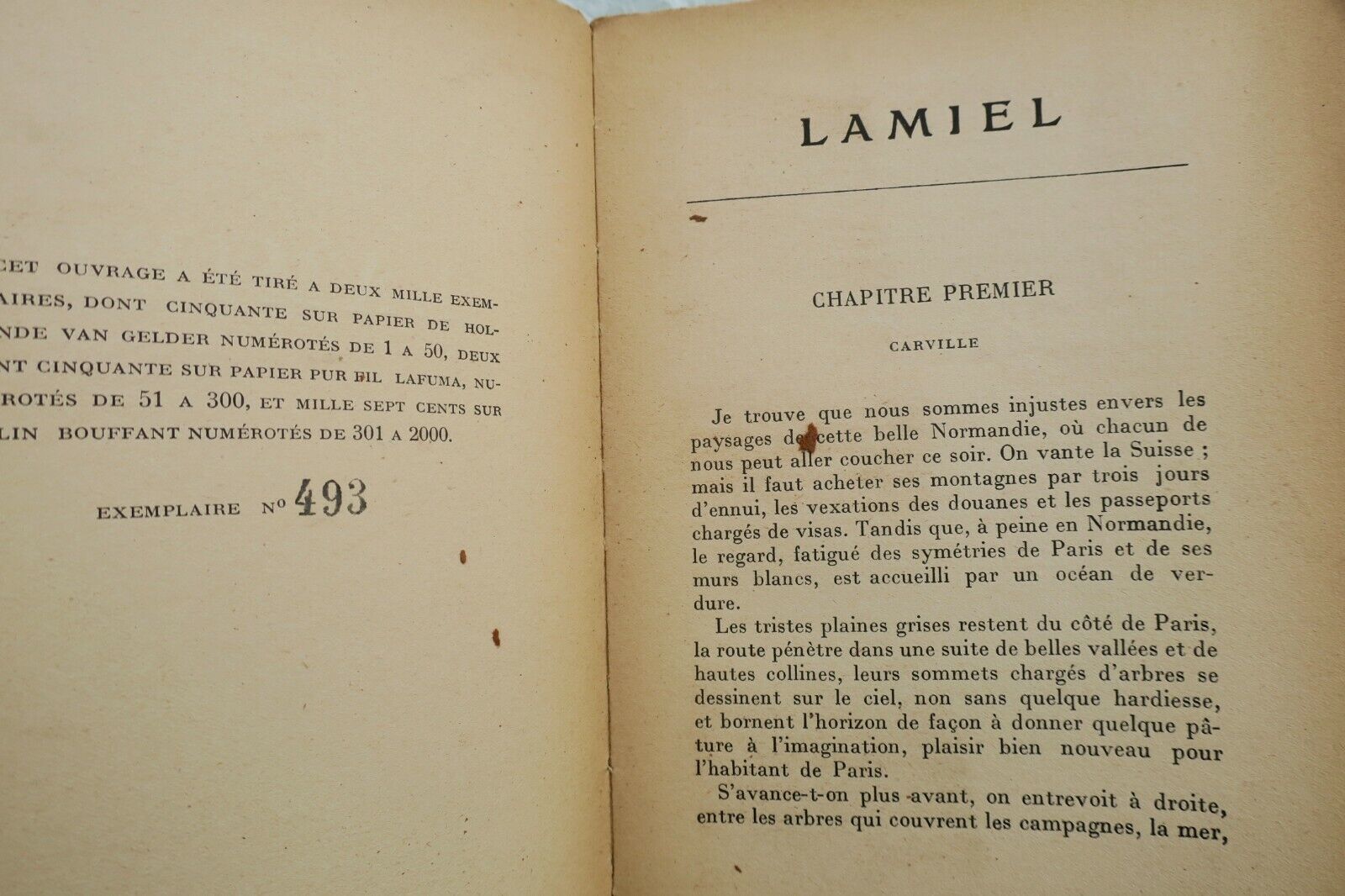 STENDHAL Lamiel 1926 - Les Livres Anciens