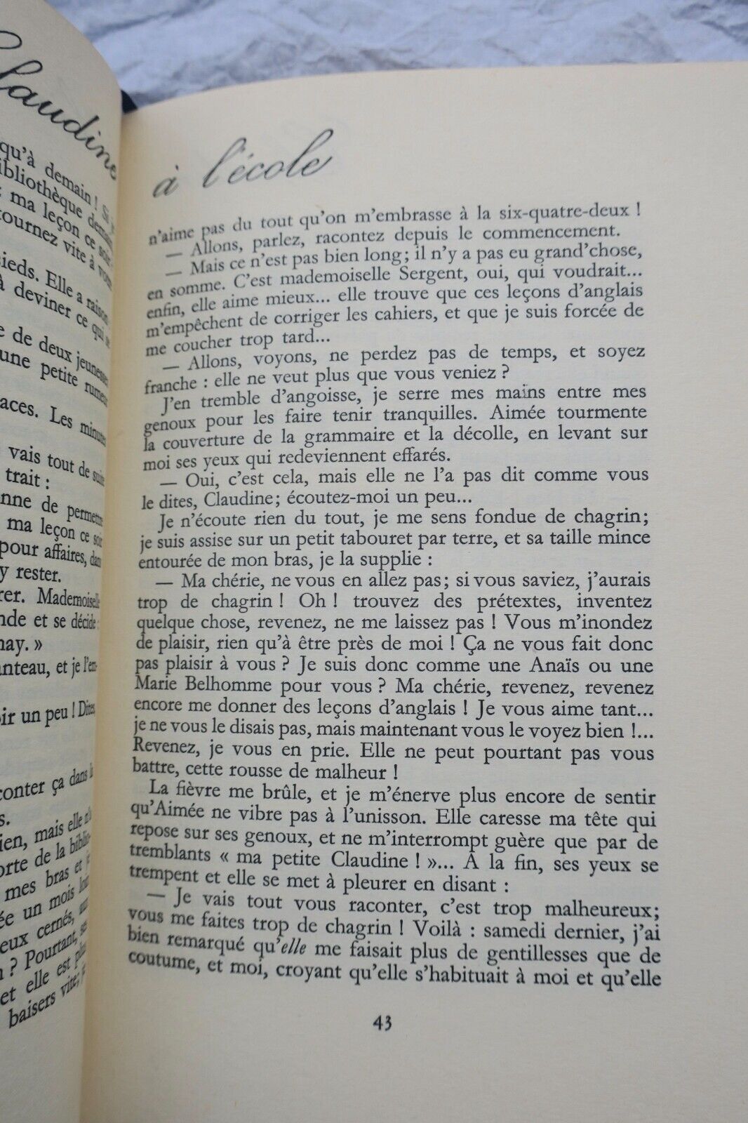 COLETTE Claudine à l'école - Les Livres Anciens