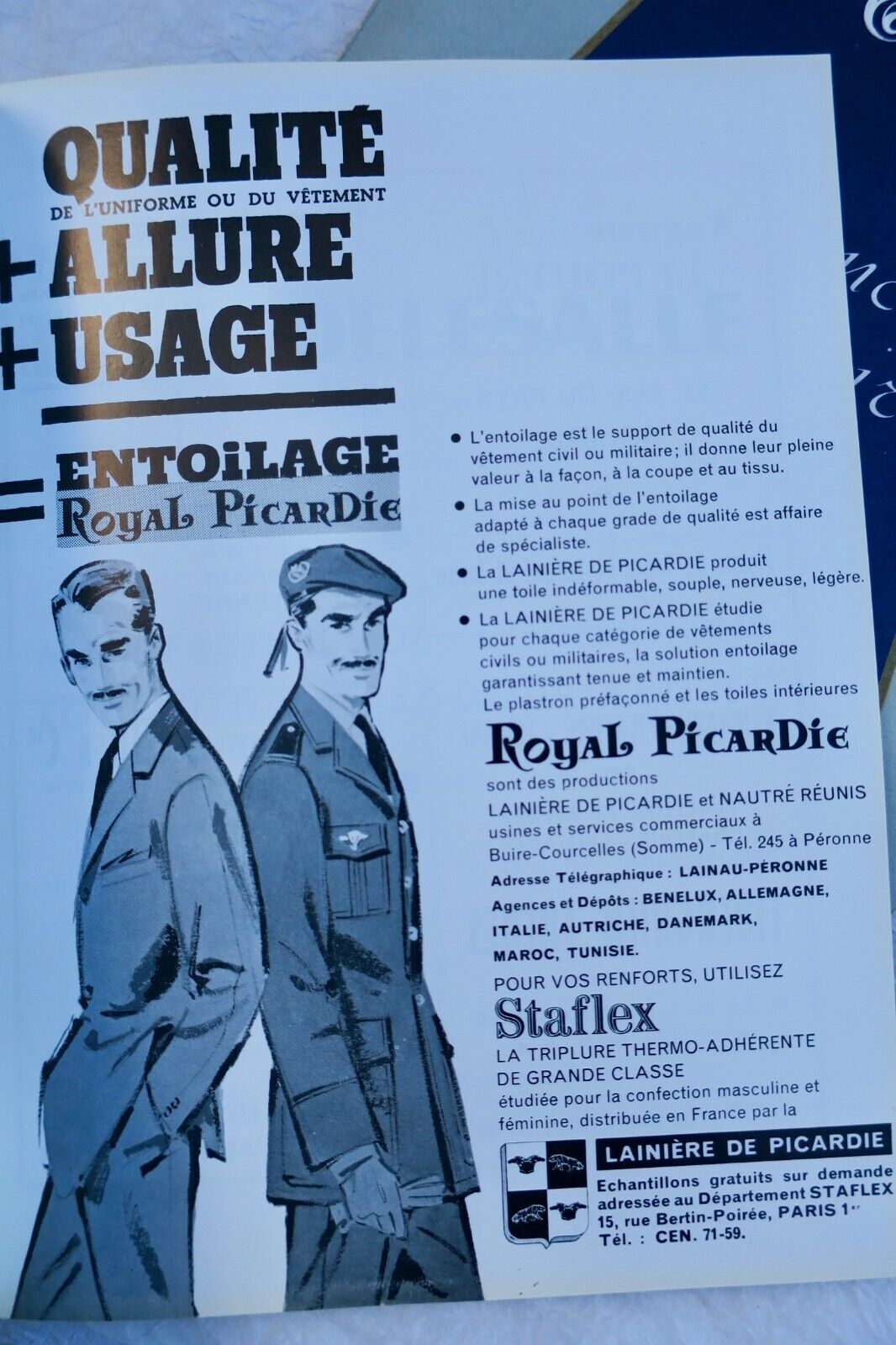 INTENDANCE MILITAIRE + cent cinquantenaire de la création du corps ...