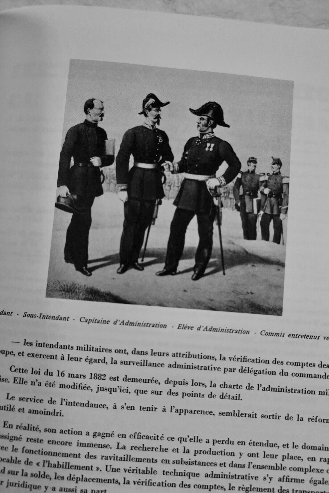 INTENDANCE MILITAIRE + cent cinquantenaire de la création du corps ...