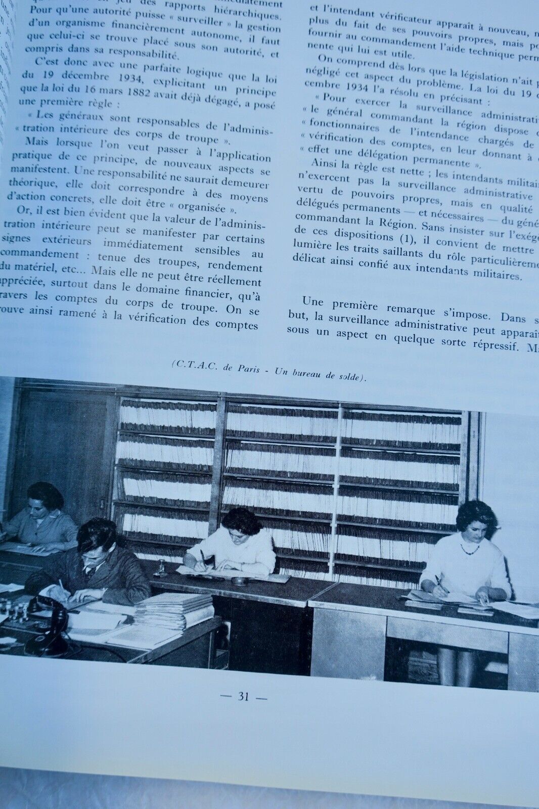 INTENDANCE MILITAIRE + cent cinquantenaire de la création du corps ...