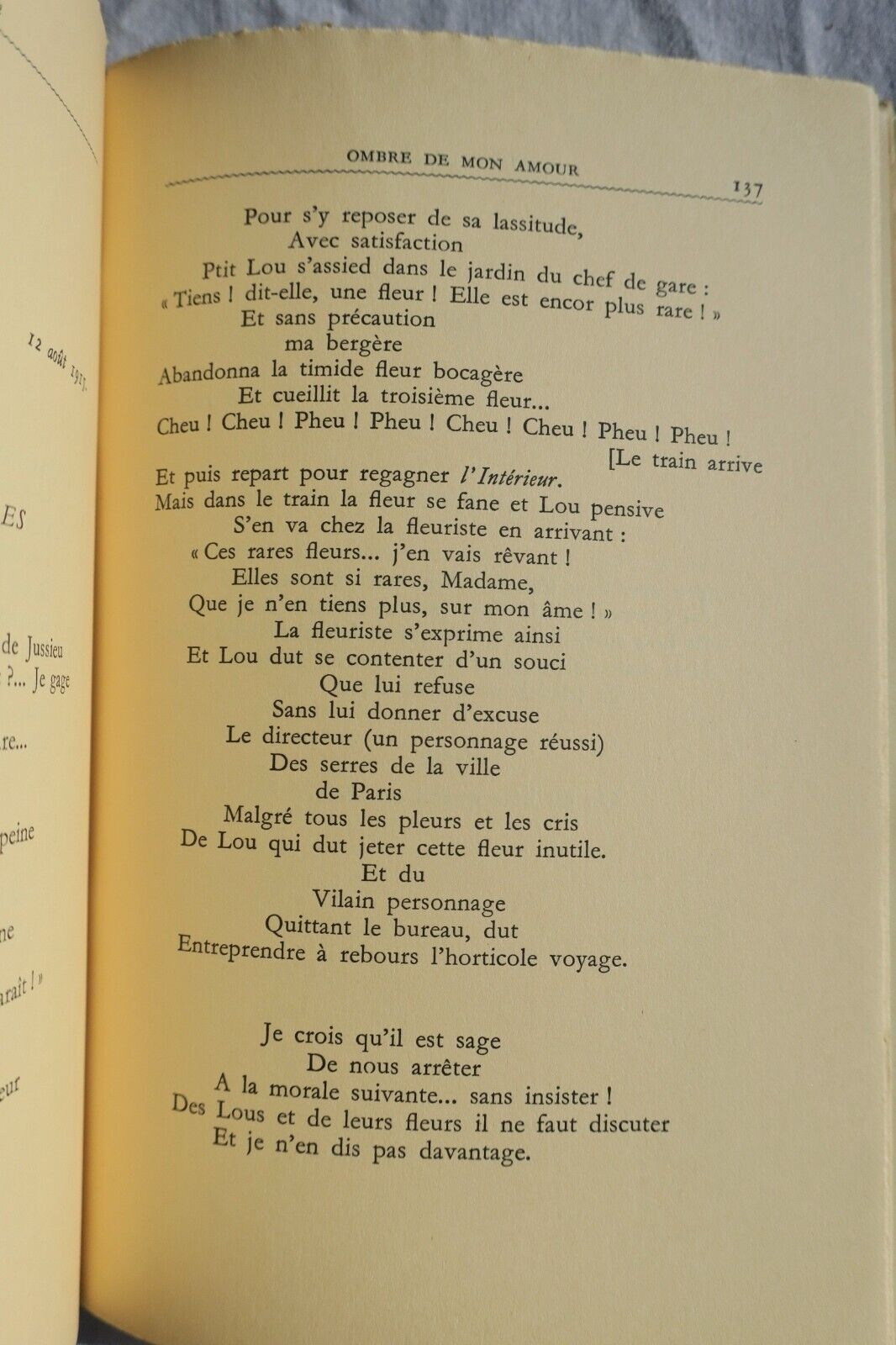 APOLLINAIRE (Guillaume). Ombre de Mon Amour/Picasso - Les Livres Anciens APOLLINAIRE (Guillaume). Ombre de Mon Amour/Picasso - Les Livres Anciens