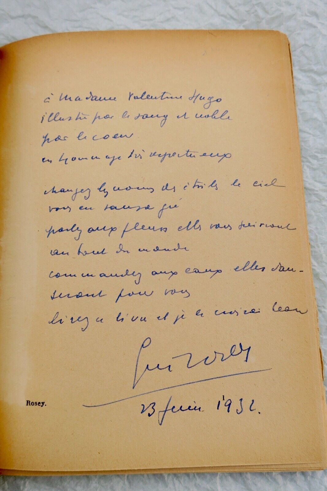 Gui ROSEY La Guerre de 34 ans + dédicace - Les Livres Anciens