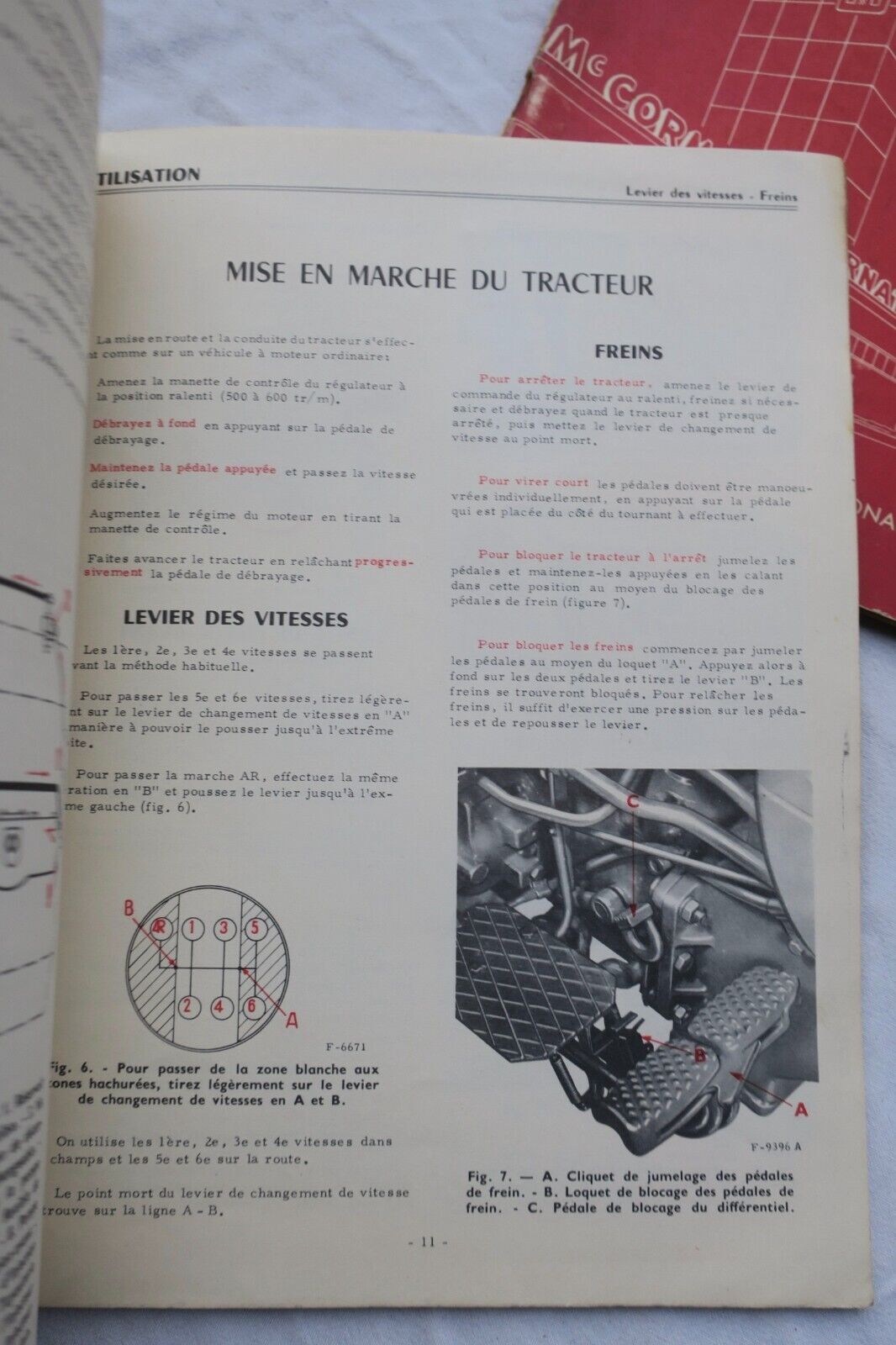 TRACTEUR Mc Cormick tracteurs livrets d'entretien... - Les Livres Anciens