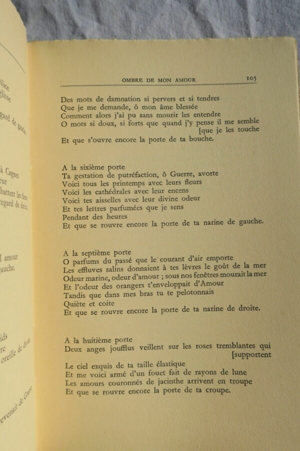 APOLLINAIRE (Guillaume). Ombre de Mon Amour/Picasso - Les Livres Anciens APOLLINAIRE (Guillaume). Ombre de Mon Amour/Picasso - Les Livres Anciens
