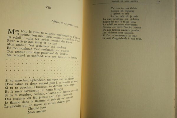APOLLINAIRE (Guillaume). Ombre de Mon Amour/Picasso - Les Livres Anciens APOLLINAIRE (Guillaume). Ombre de Mon Amour/Picasso - Les Livres Anciens